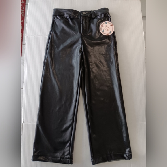 Emma&Elsa | Pants & Jumpsuits | Emma Elsa Faux Leather Pants For Girls ...